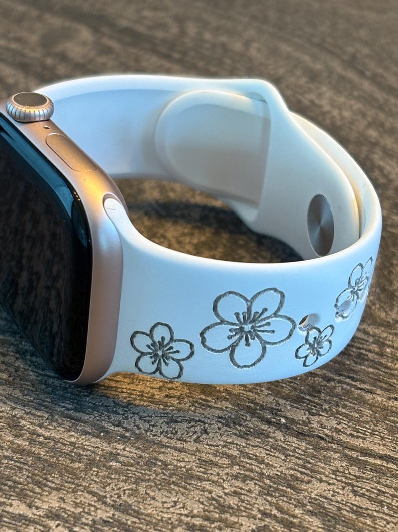 Cherry Blossom Apple Watch Band SVG File - Etsy