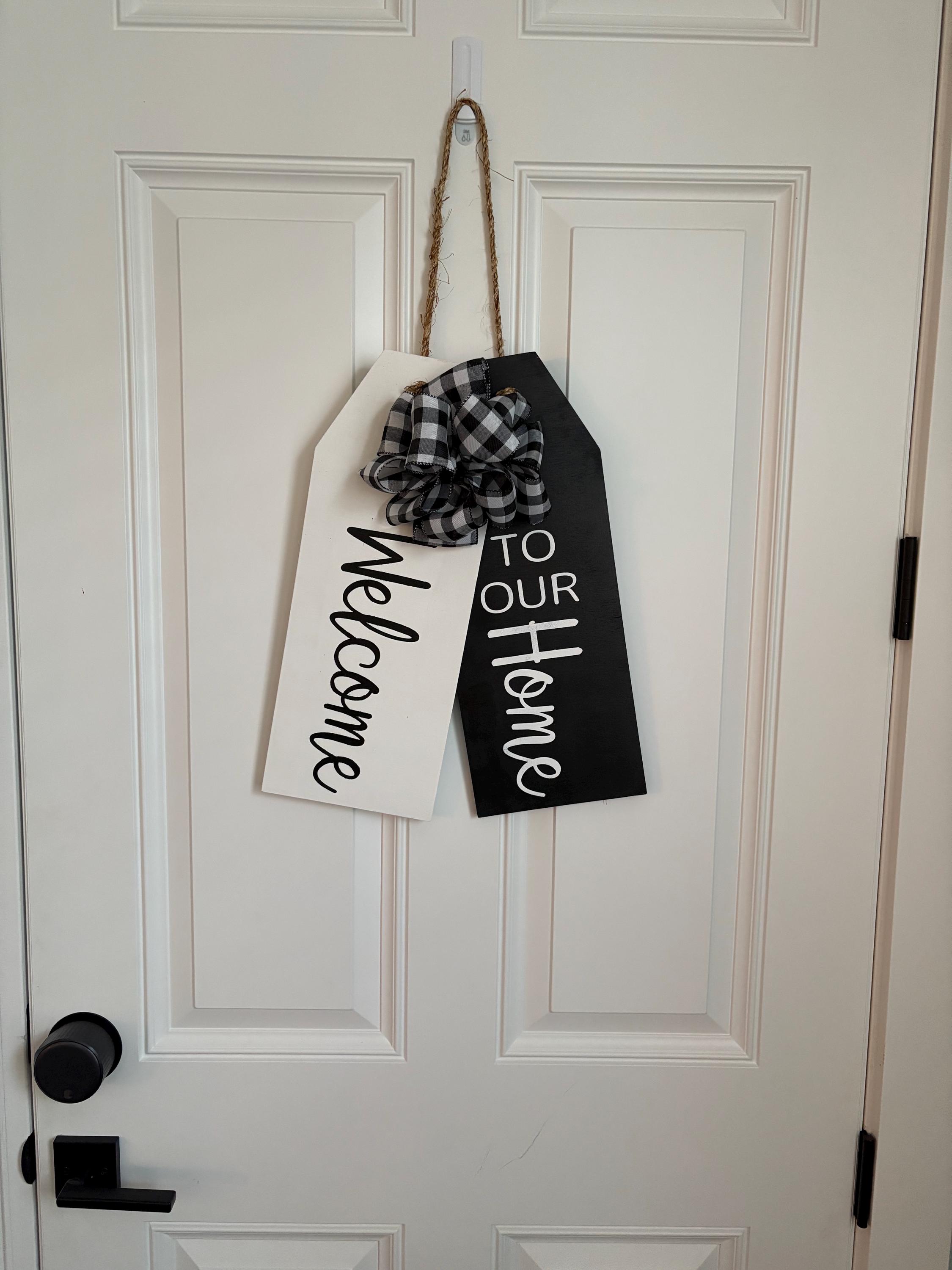 Handmade 18-inch Welcome Front Door Sign | Rustic Home Décor - Etsy