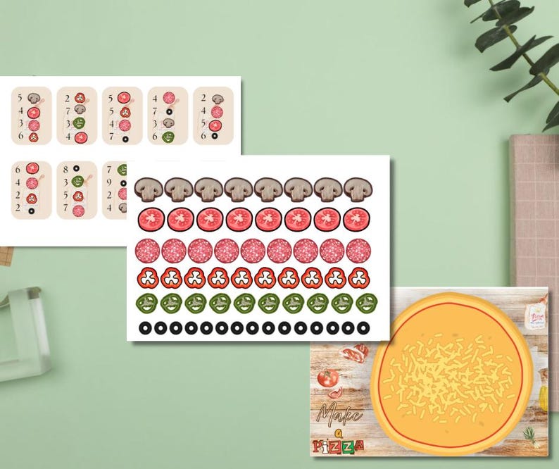 Make a Pizza| Printable Educational Activity for Kids | Digital ...