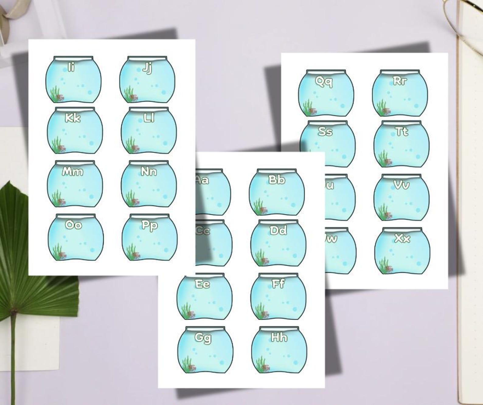 Fish ABC Matching Activity | Alphabet Matching Game for Kids ...