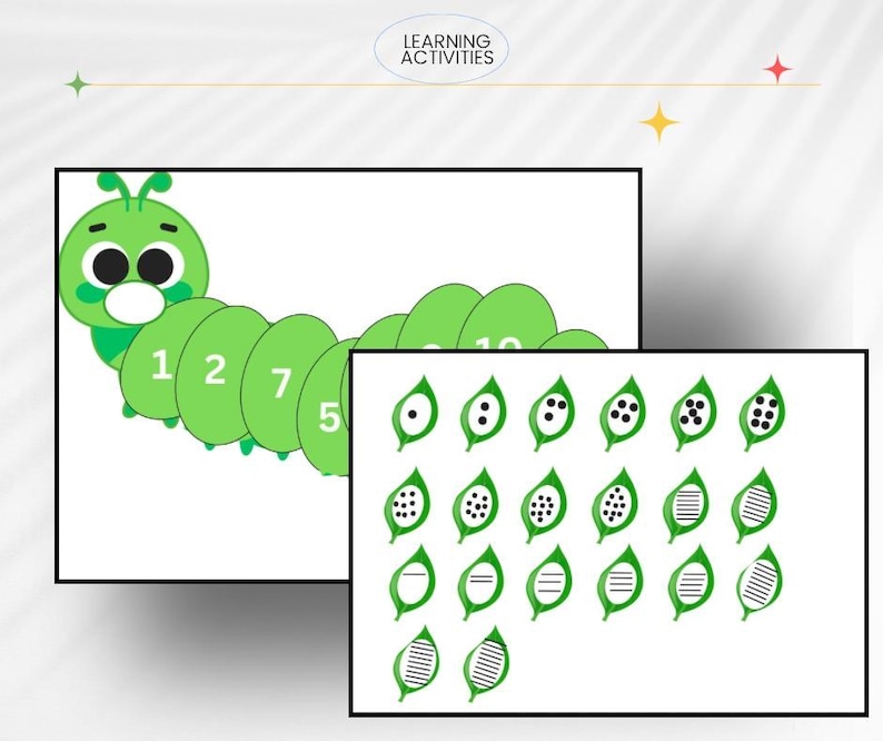 Hungry Caterpillar, Easy Maths, Learning Mats, Counting Math Matching ...