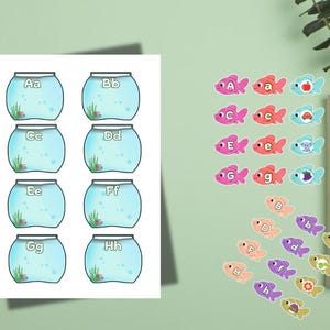 Fish ABC Matching Activity | Alphabet Matching Game for Kids ...