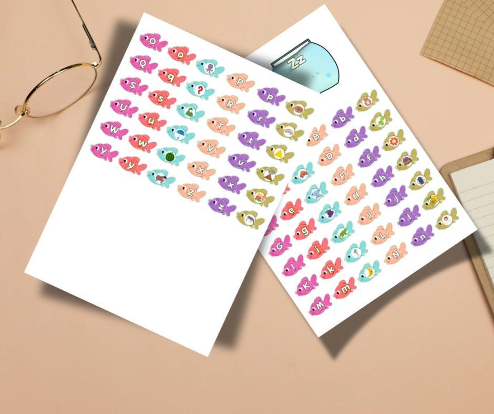 Fish ABC Matching Activity | Alphabet Matching Game for Kids ...