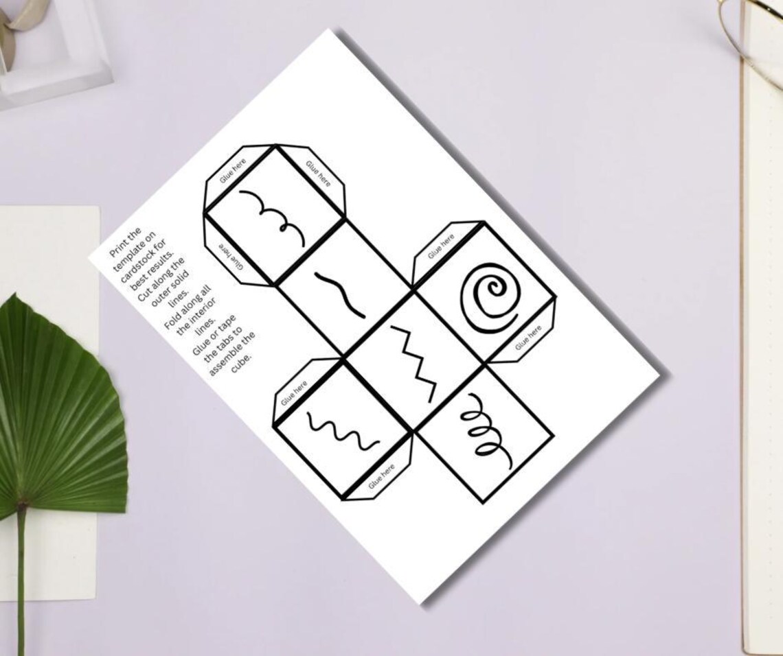 Printable Hair Design Game for Kids Roll the Dice Art Activity Fun ...