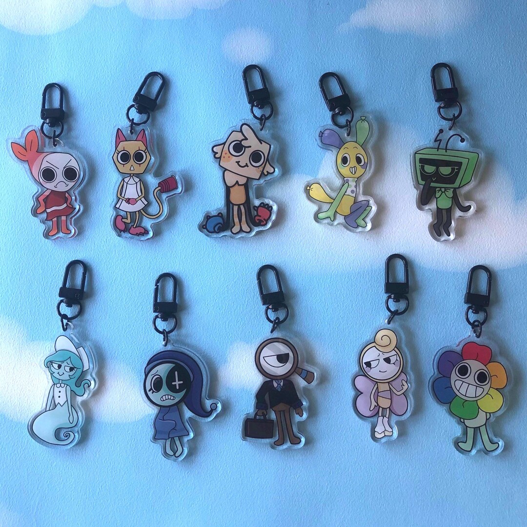 Dandy’s World Toons Keychains / Charms - Etsy UK