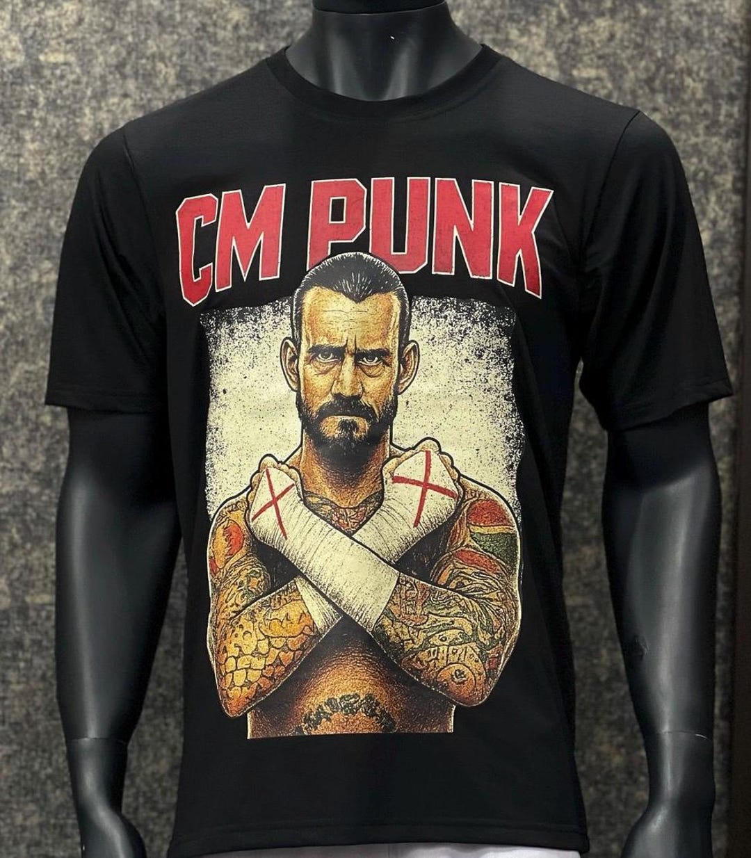 Undertaker Vintage-style Rest in Peace - CM Punk - John Cena - Roman ...