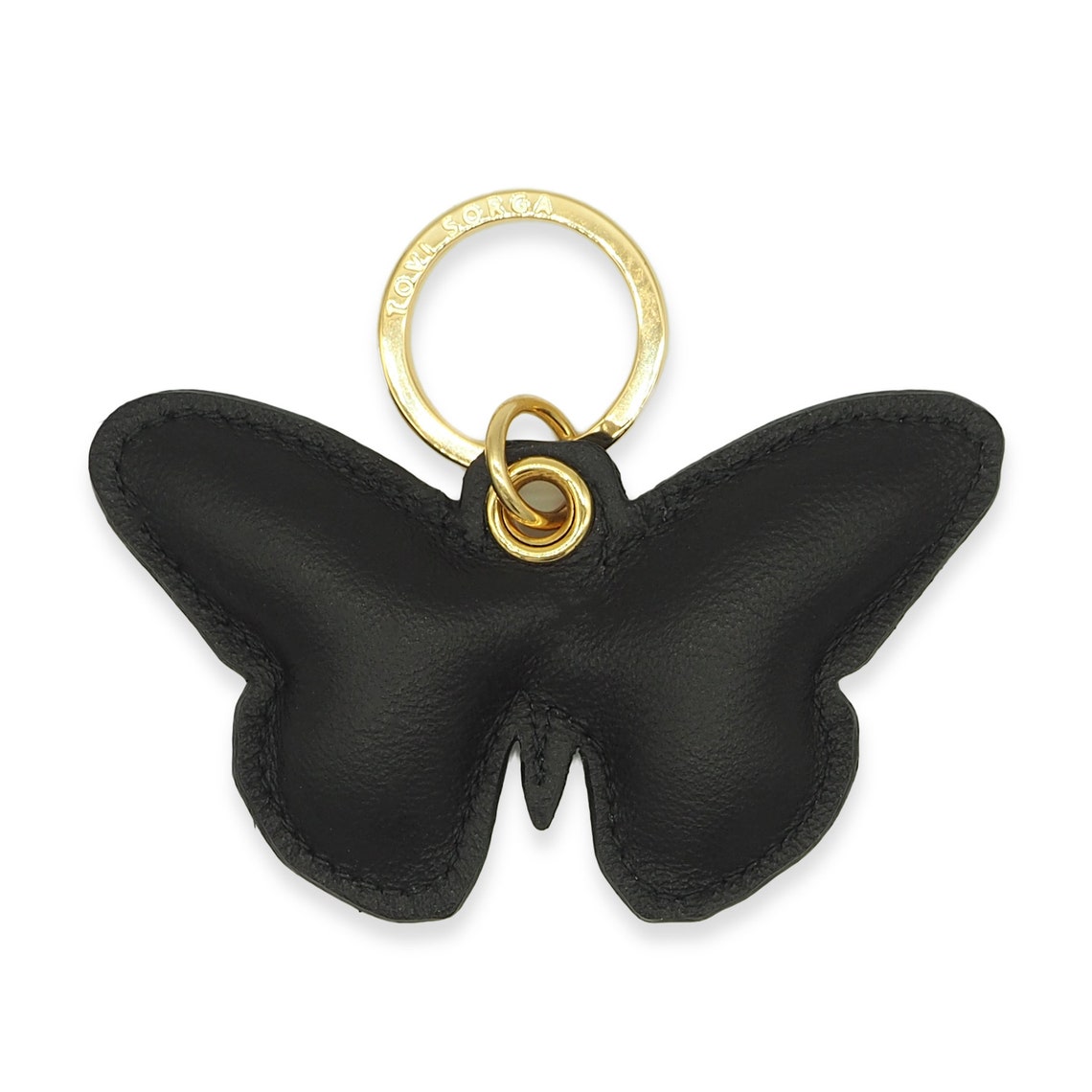 Leather Butterfly Keychain Butterfly Keyring Butterfly Bag | Etsy