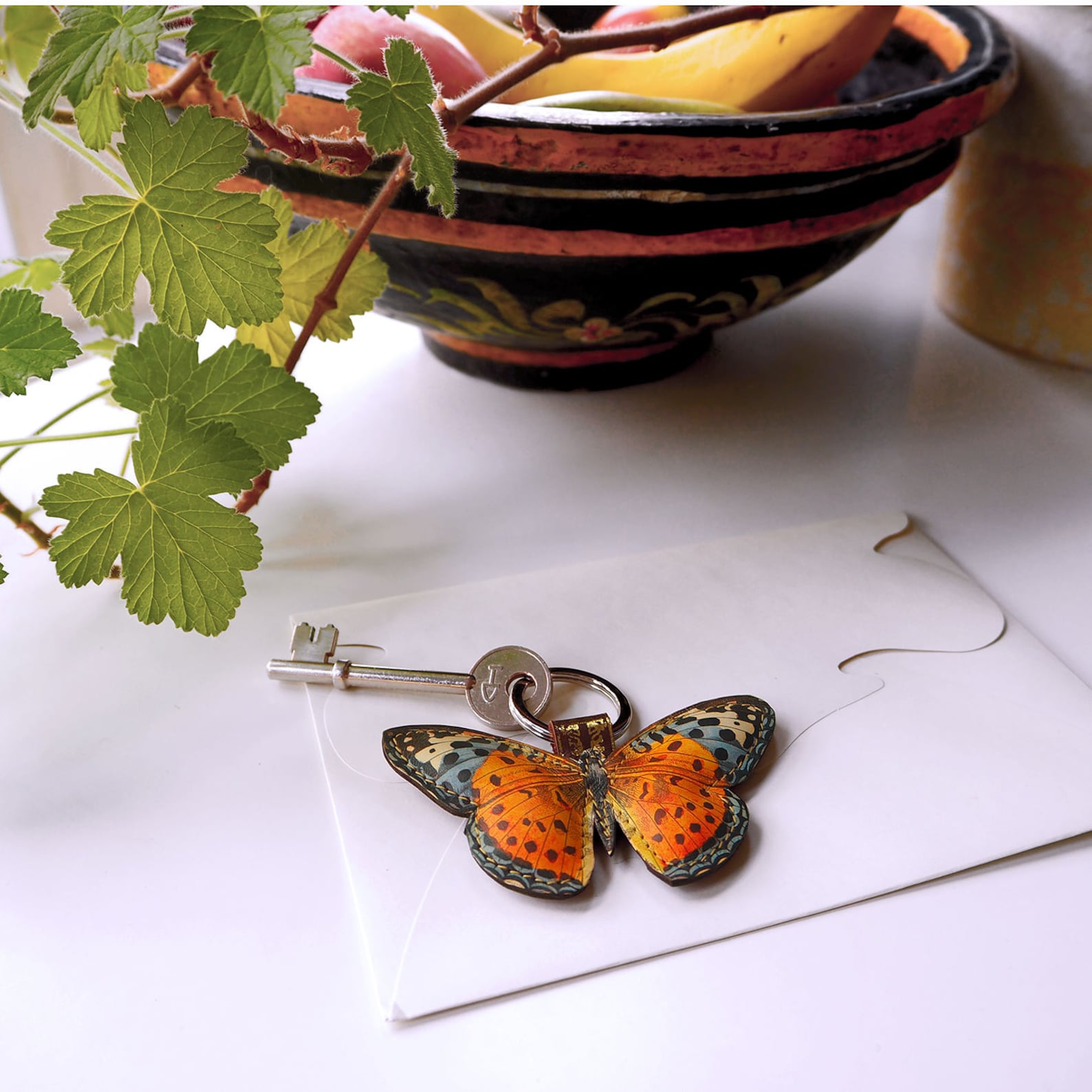 Leather Butterfly Key Ring Butterfly Keychain Butterflies - Etsy Canada