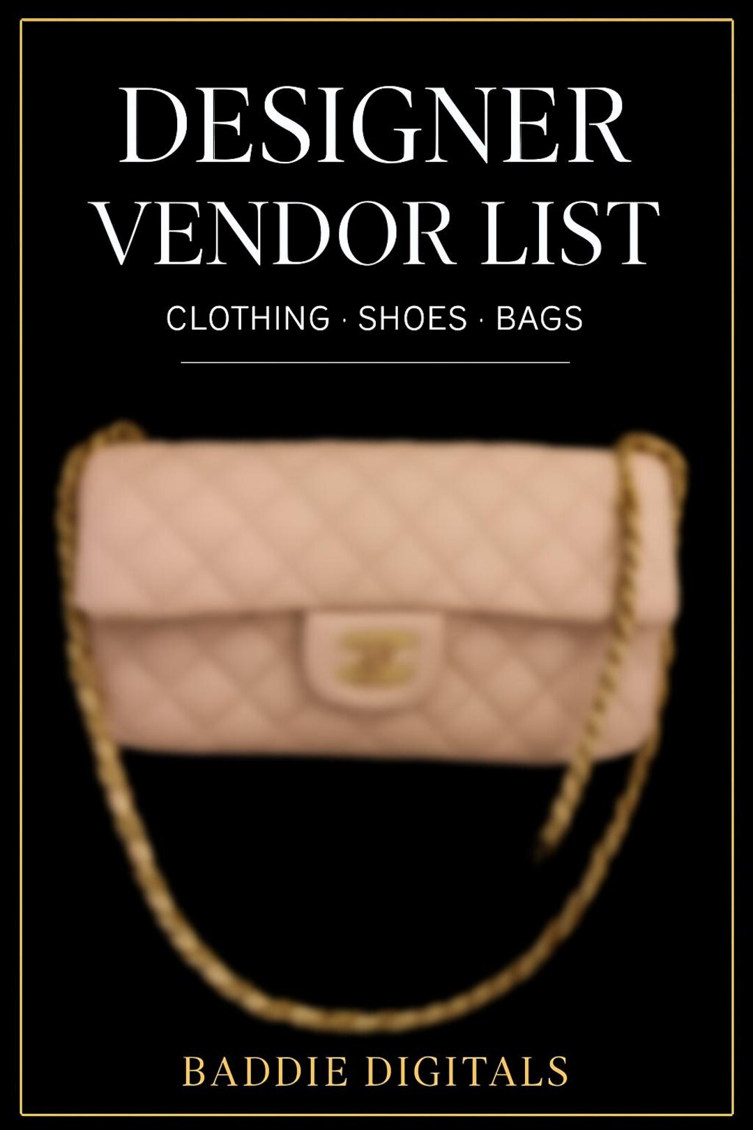 Designer Vendor Ebook, Luxury Bags, Shoes, Digital Download, Verified ...