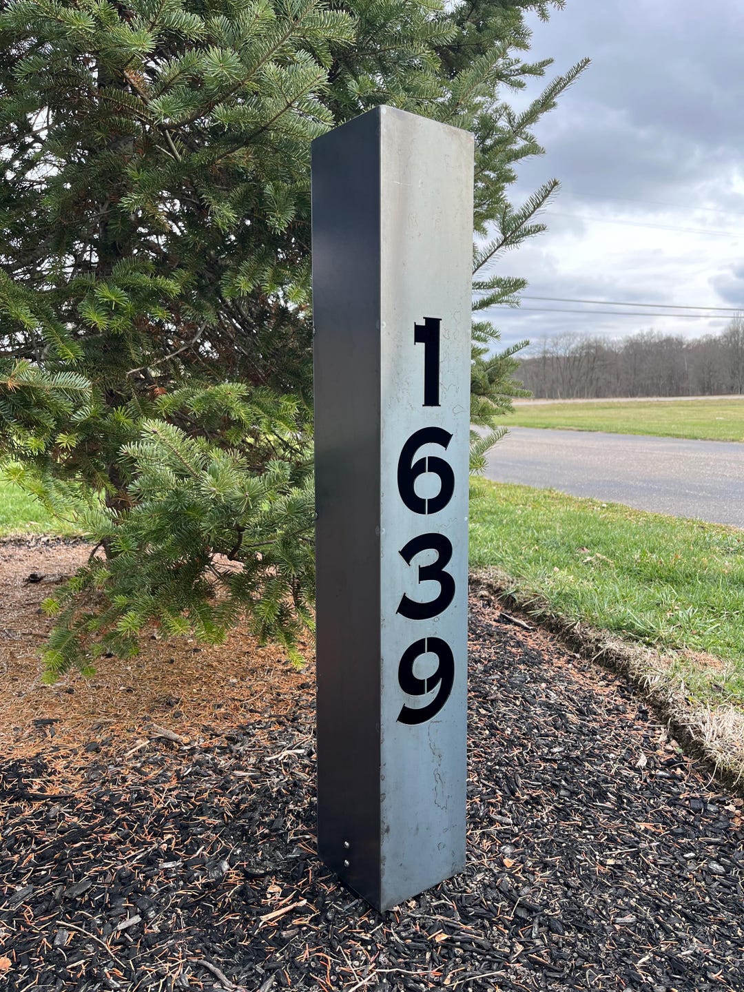 Solar Address Pillar - Personalized - Etsy