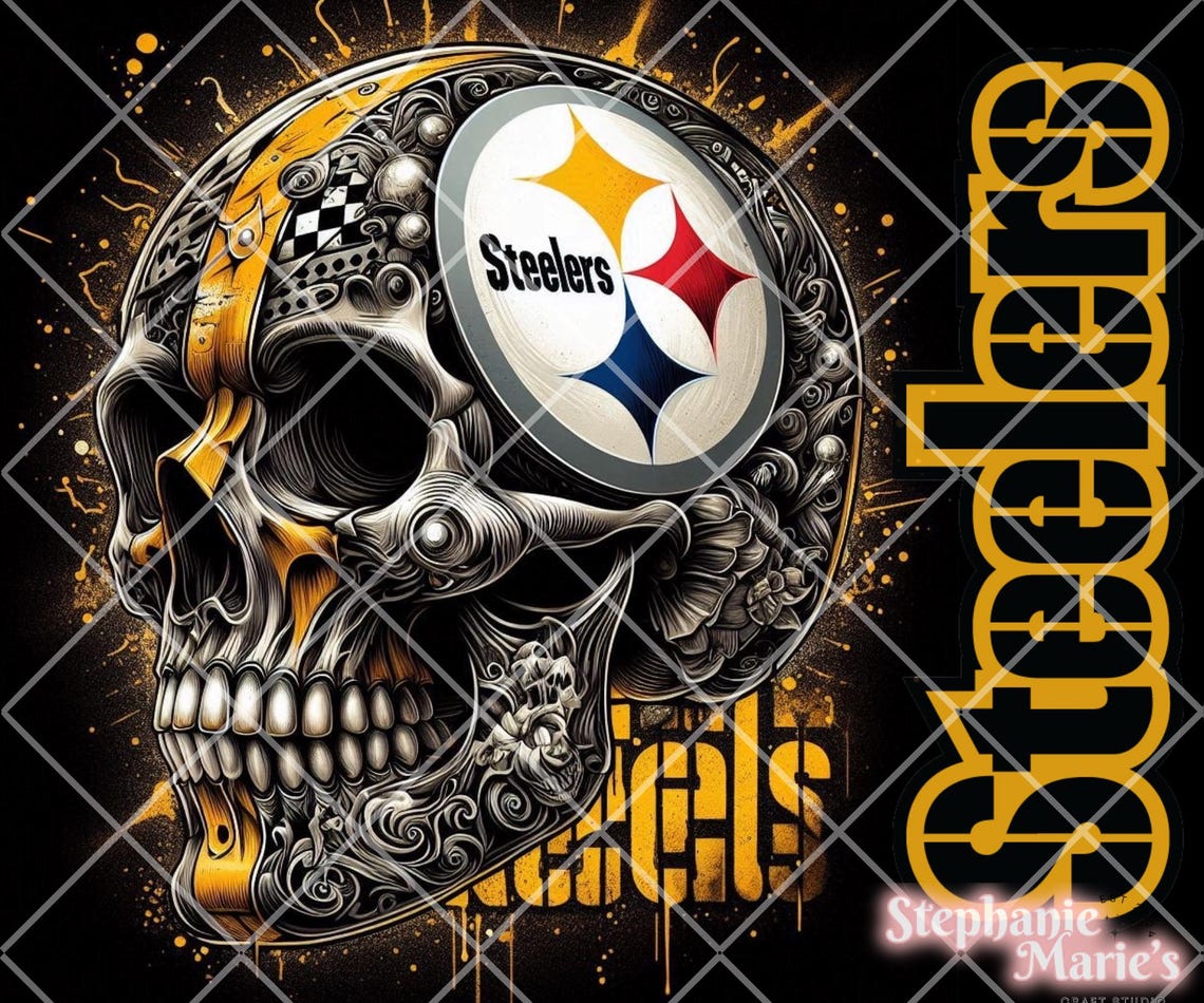 Steelers PNG DIGITAL DOWNLOAD. 20oz Cup Wrap, Sublimation or Eco ...