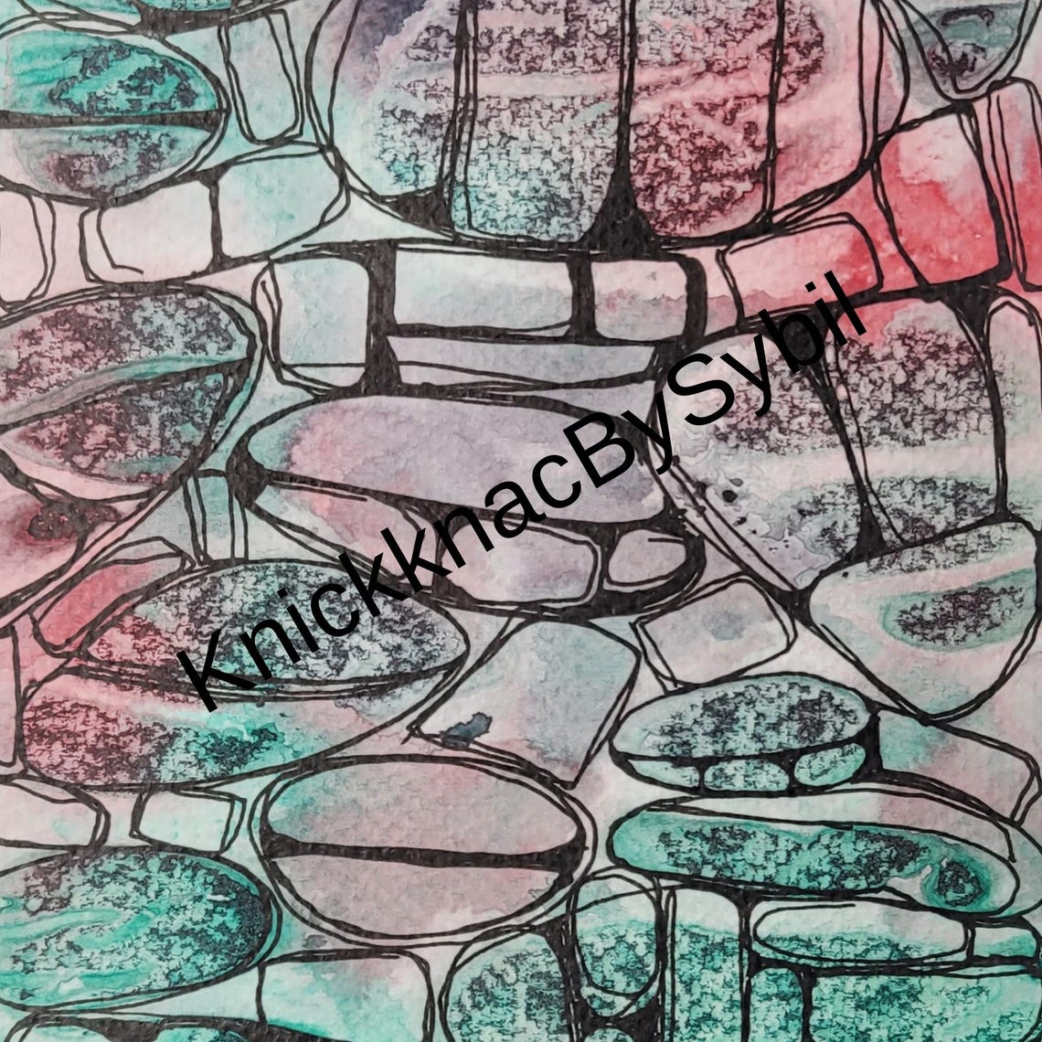 10 Vibrant Digital Gel Prints for Mixed Media & Collage, 8x11 Inch ...