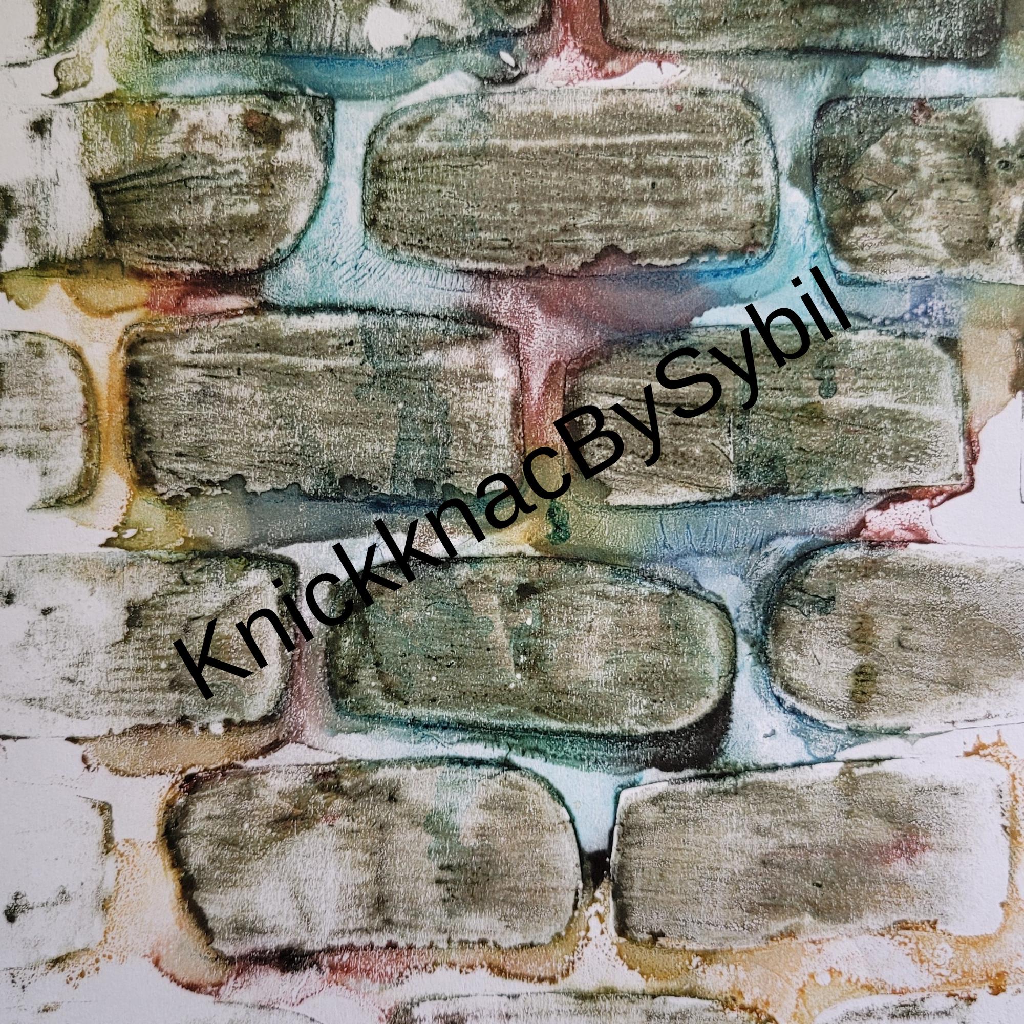 10 Vibrant Digital Gel Prints for Mixed Media & Collage, 8x11 Inch ...