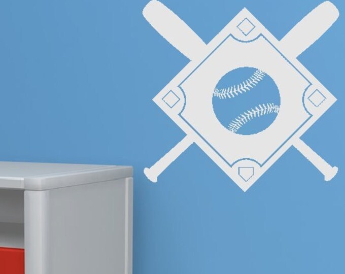 Baseball Field Vinyl Decal Sticker - Etsy