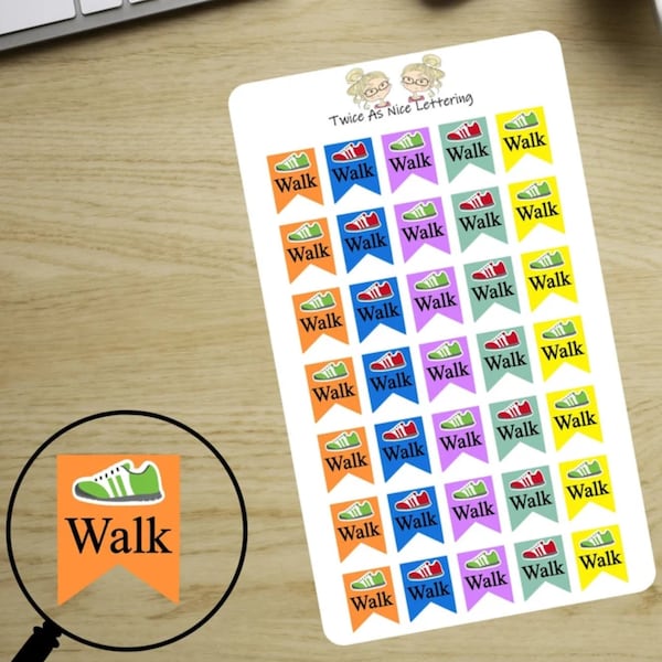 Walk Stickers - Etsy