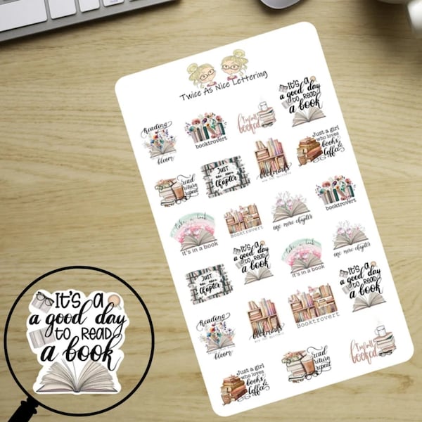 Book Stickers - Etsy