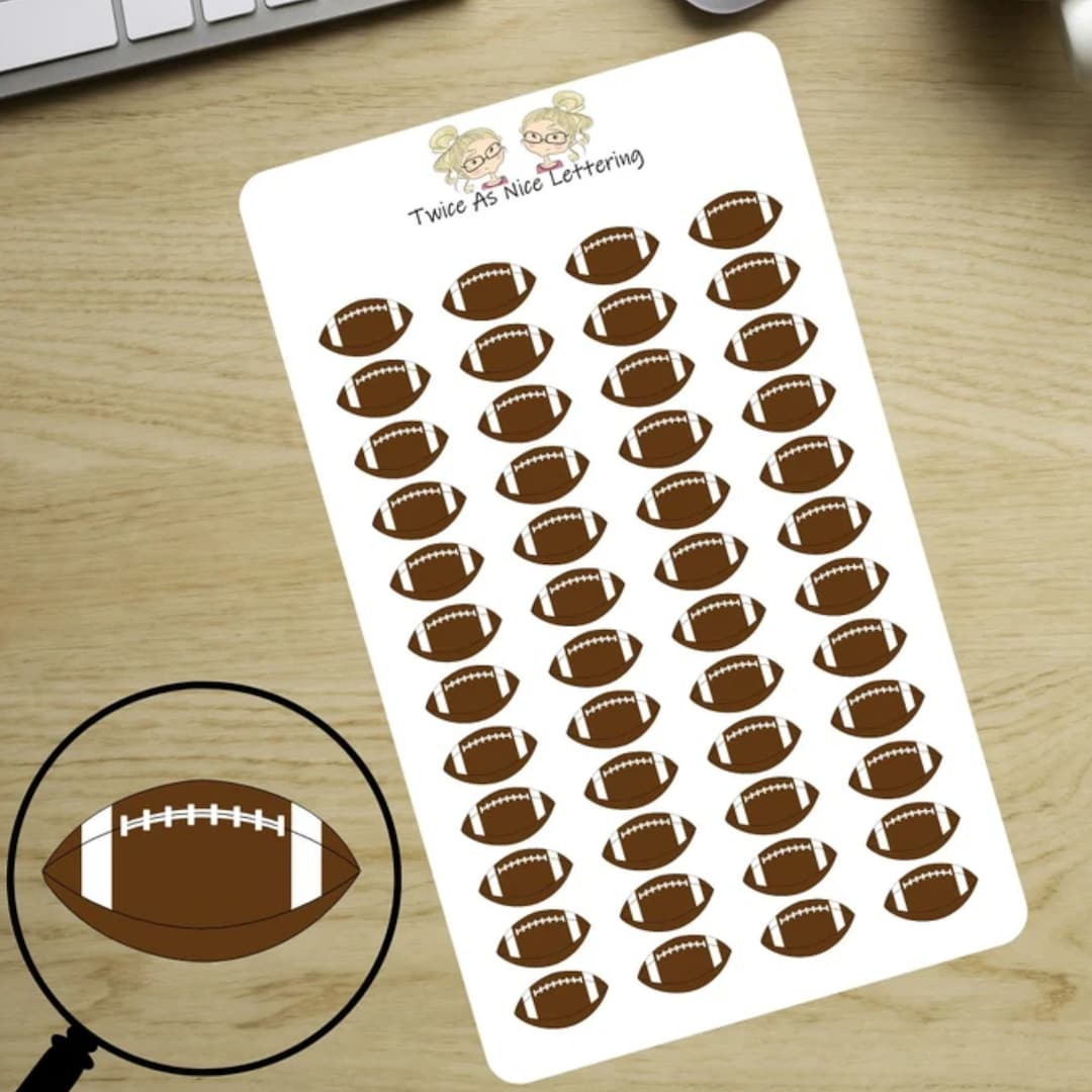 Football Stickers, Reminder Stickers, Football Games, Football Practice ...