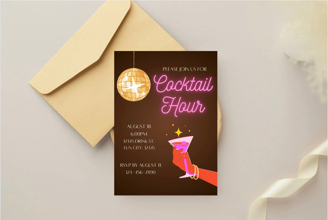 Customizable Animated Party Invitation - Etsy