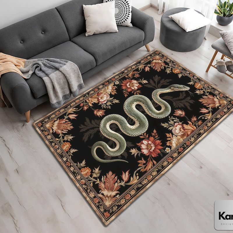 Snake Rug - Etsy