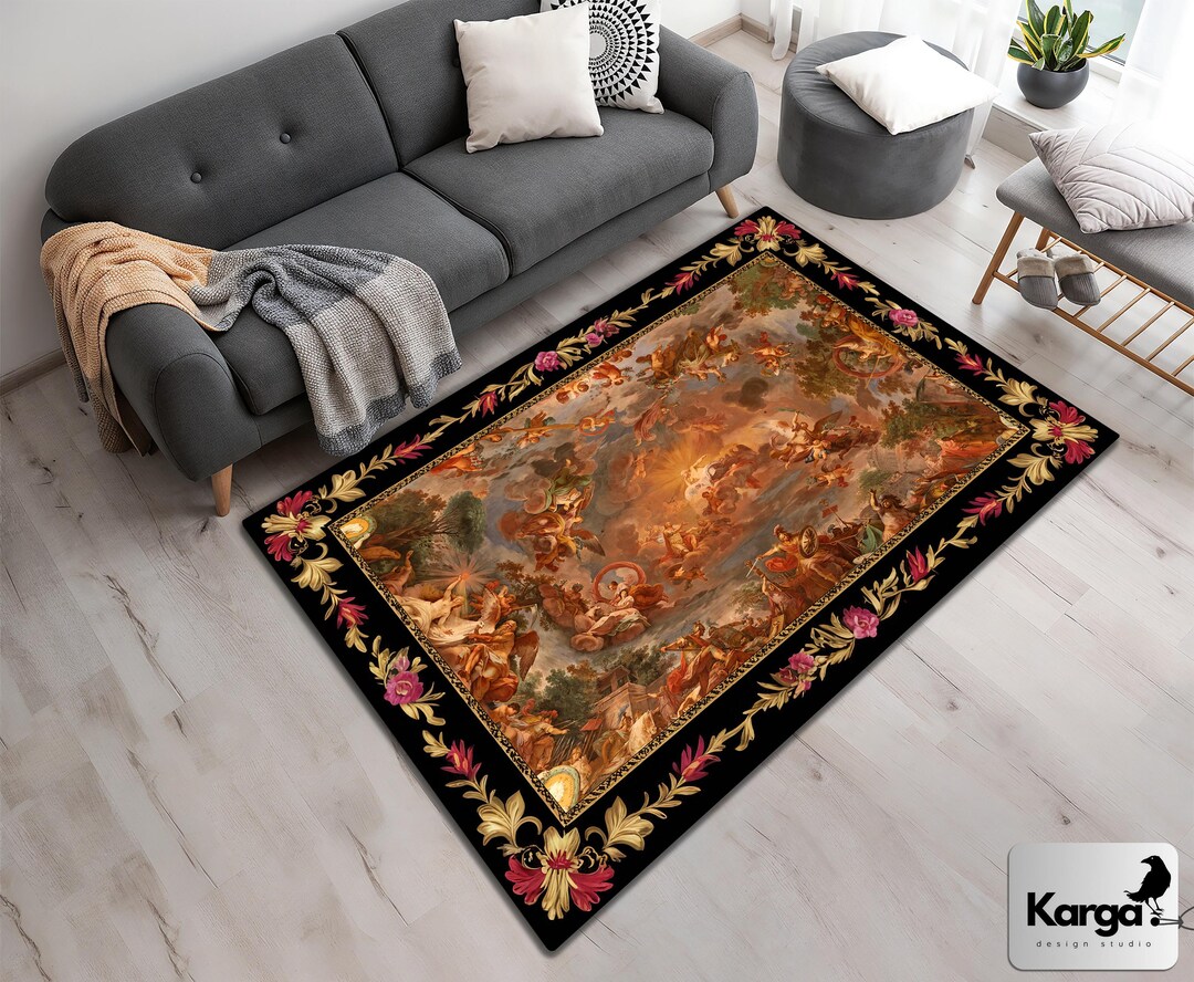 Greek Gods Rug, Greek Mythology, Ancient Greece, Rug for Bedroom, Myth ...