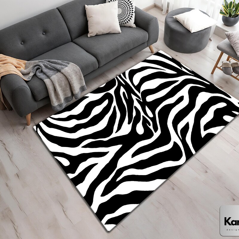 Animal Print Rug - Etsy