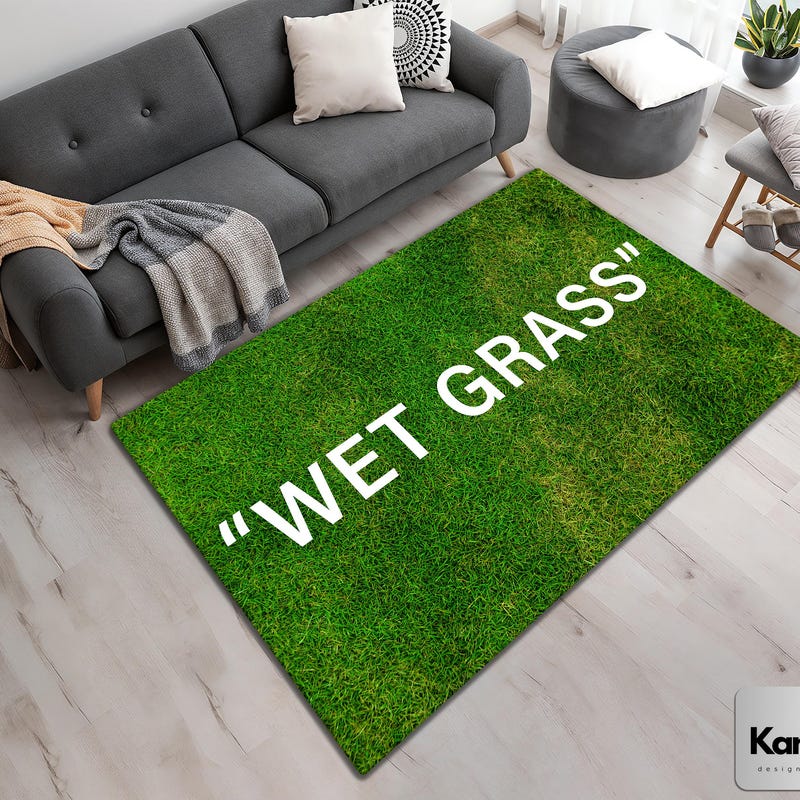 Wet Grass Rug - Etsy