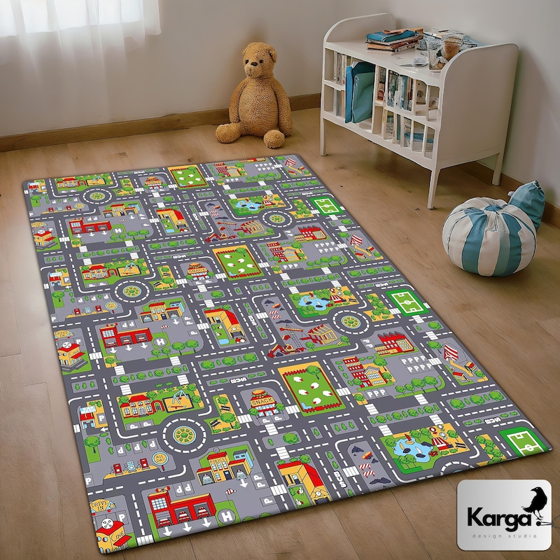 Car Road Rug - Etsy