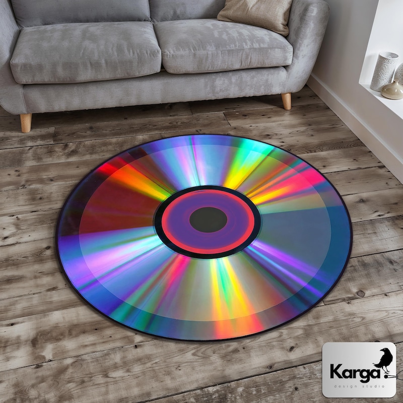 Game Disc Rug - Etsy