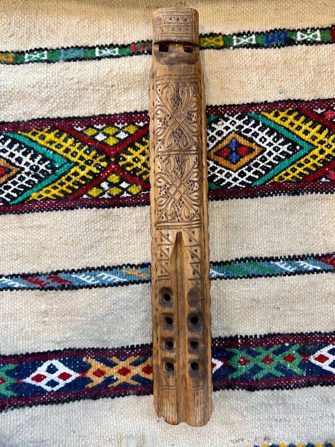 Balkan Kaval Flute Traditional East European Double Flute Unique World ...