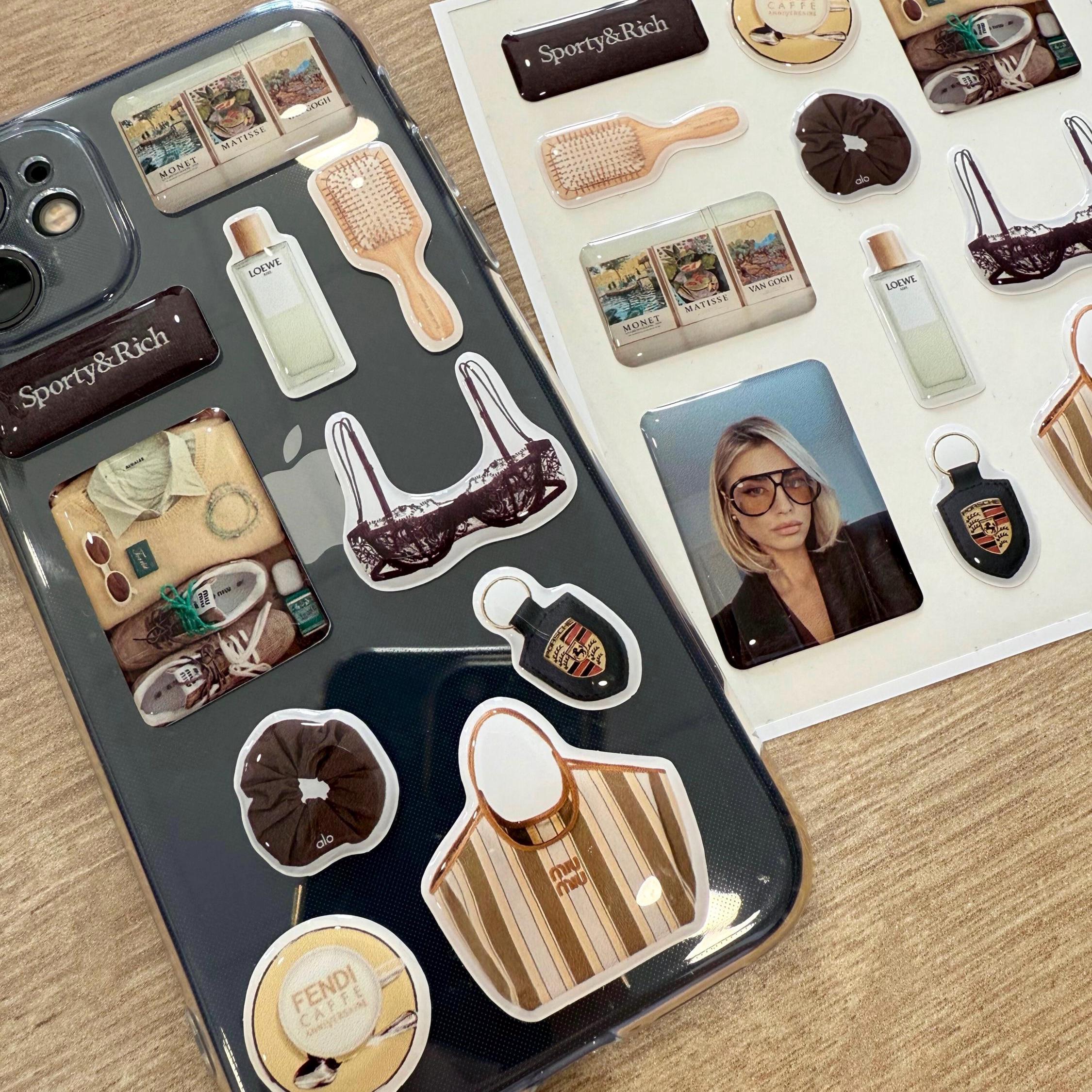 Sporty & Rich 3D Stickers: Waterproof Vinyl Decals for Phone, Laptop - Etsy