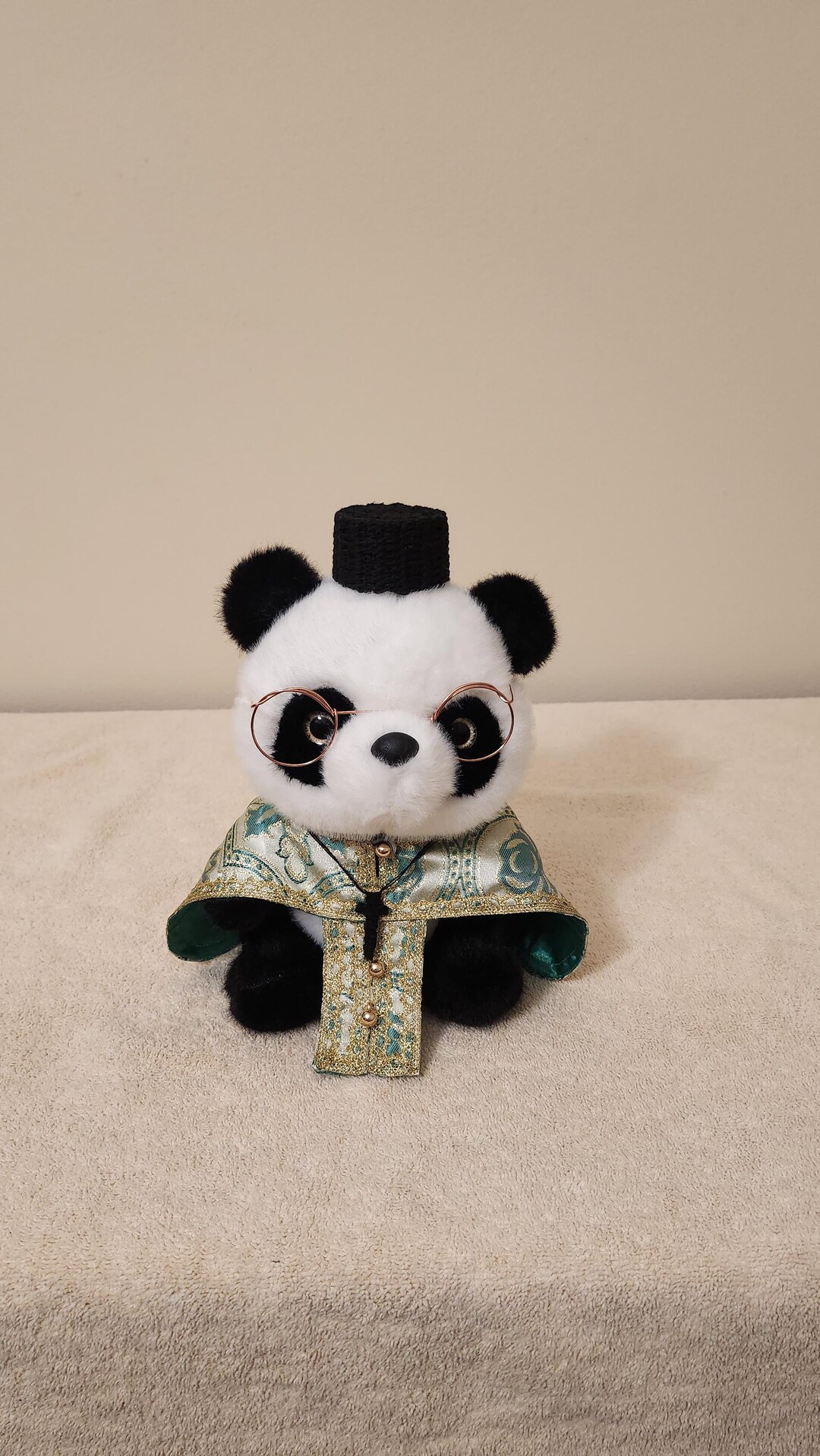 Handmade Orthodox Panda Priest Plush With Brocade Vestments - Etsy
