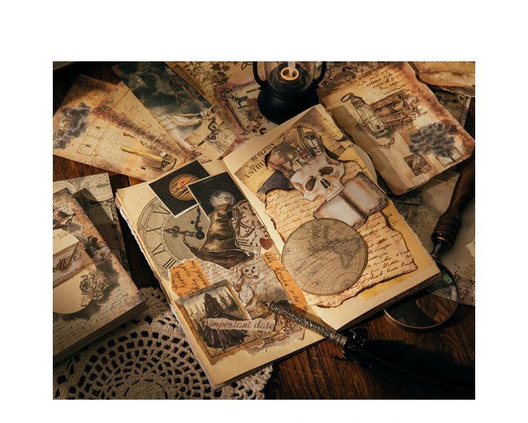 100 Sheets Witchcore Ephemera Paper Book | Vintage Junk Journal Kit ...