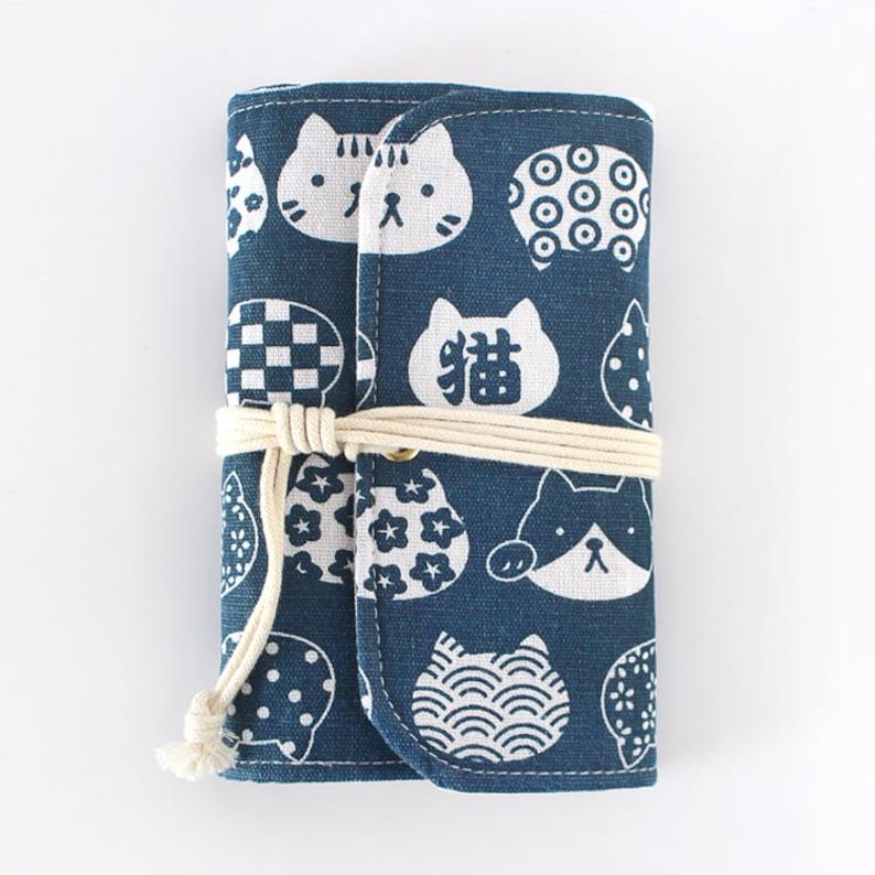 90 Pages Kawaii Japanese A6 Cloth Diary | Loose Leaf Notebook With ...