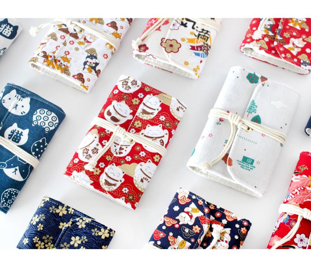 90 Pages Kawaii Japanese A6 Cloth Diary | Loose Leaf Notebook With ...