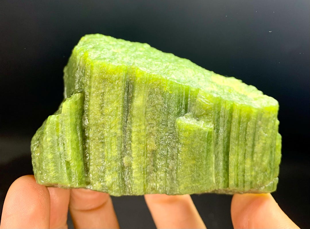 Lush Green Tremolite Crystal From KPK Zagi Mountains Pakistan, 330 Gram ...