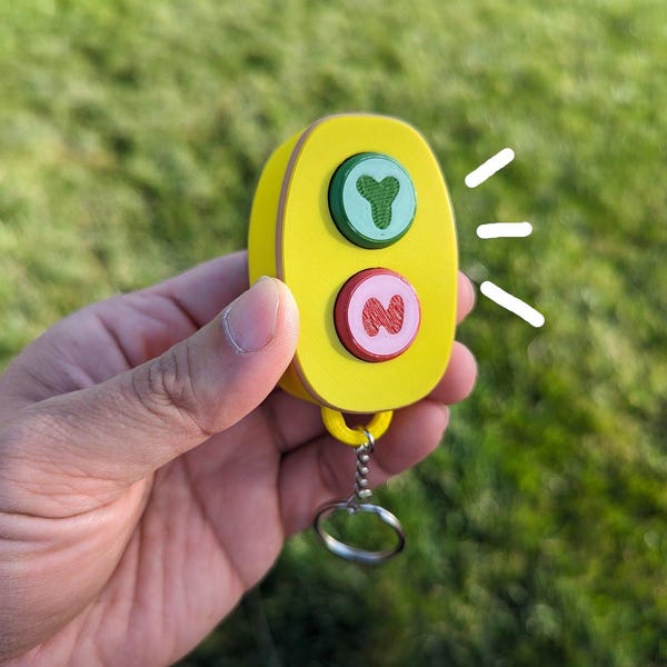 Bluey Yes No Button - Etsy