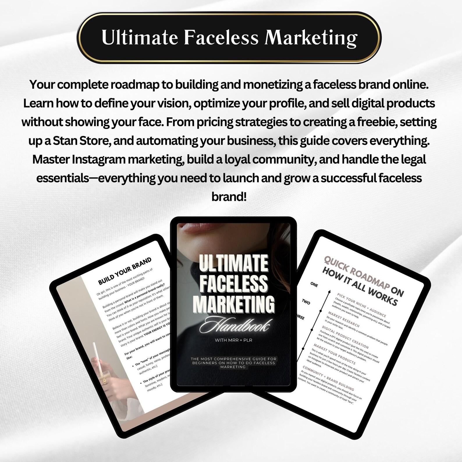 Ultimate Faceless Money Maker, MRR PLR Bundle, Faceless Digital ...