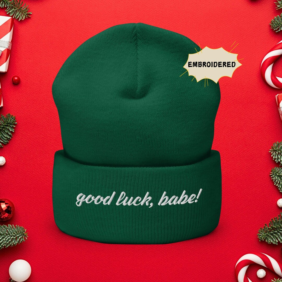 Good Luck, Babe Chappell Roan Embroidered Beanie Chappell Roan Gift ...