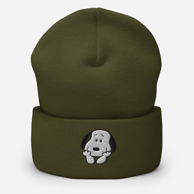 Snoopy Embroidered Beanie Hat Snoopy Gift for Kids Christmas Gift ...