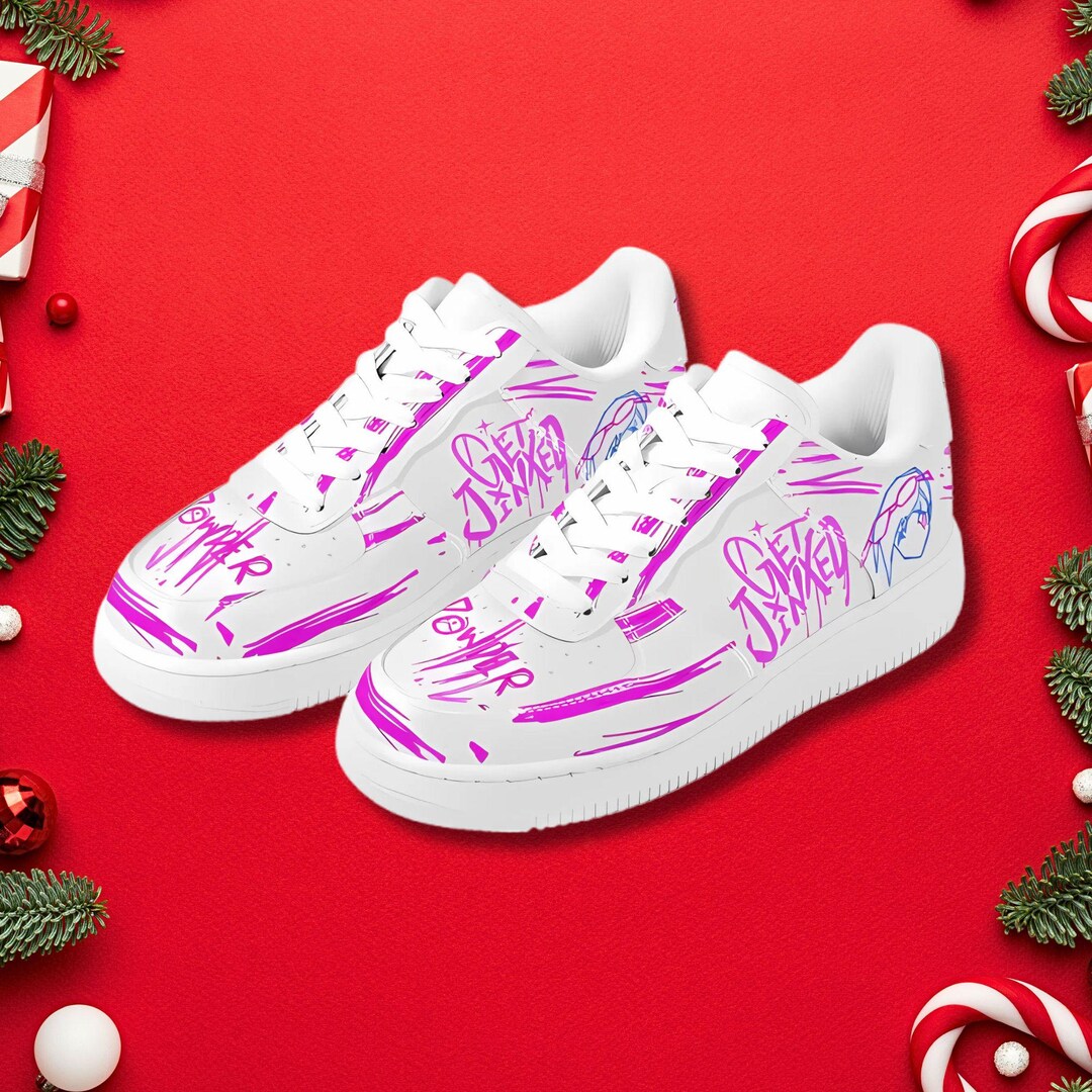 Arcane Get Jinxed Custom Air Force 1 Arcane Gift Merch Arcane Lol Womens Mens Custom Air Force ...