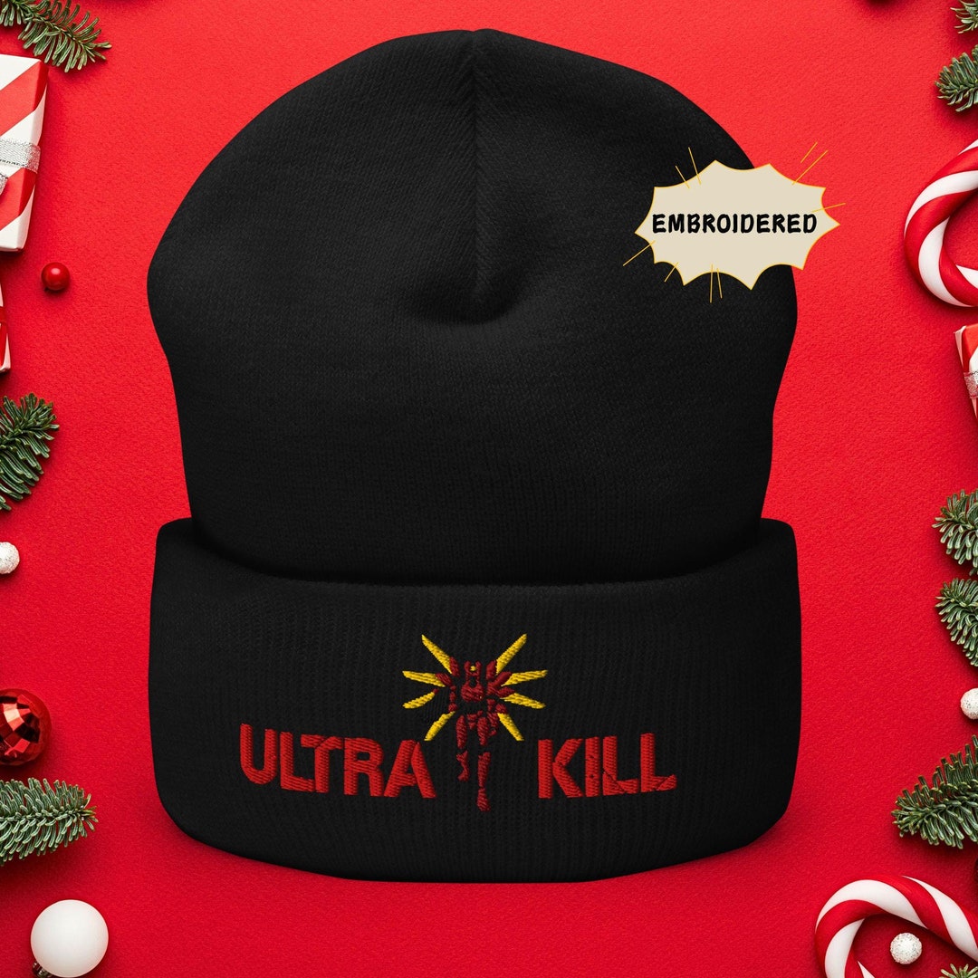 Ultrakill Merch Embroidered Beanie Ultrakill Gift for Kids Christmas ...