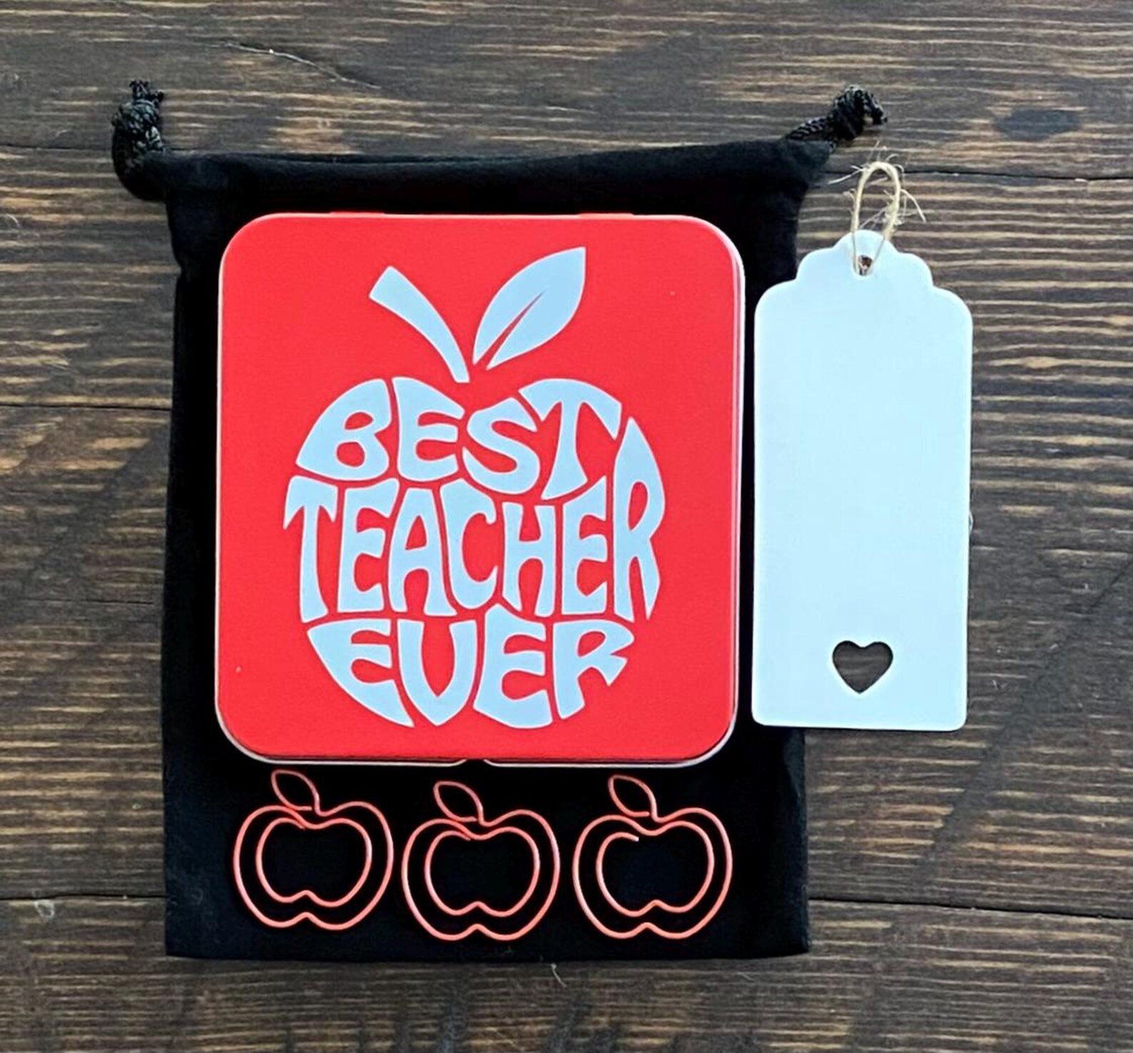 Apple Paper Clips - Teacher Appreciation - Etsy