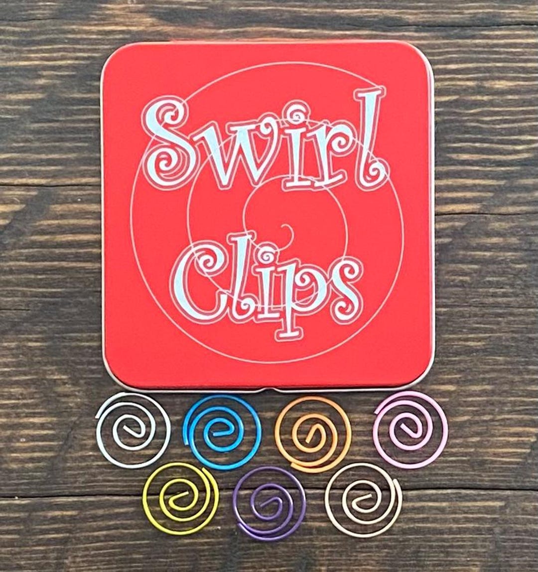 Swirl Paper Clips - Fun Tin & Clips - Etsy