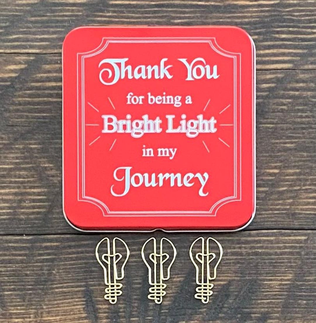 Light Bulb Paper Clips - Teacher Appreciation - Etsy