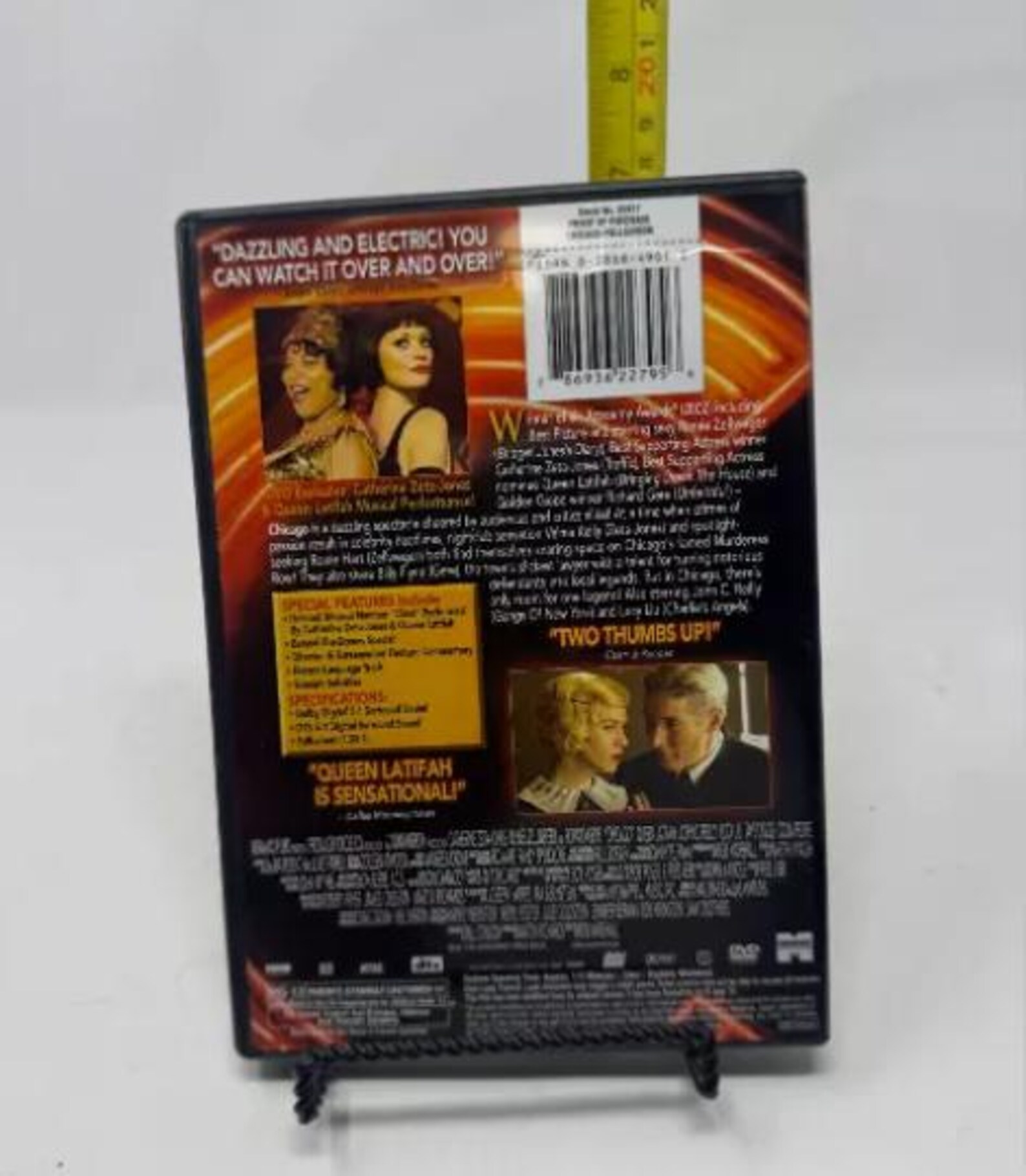 Chicago DVD, Fullscreen Renee Zellweger, Catherine Zeta-jones, Richard ...
