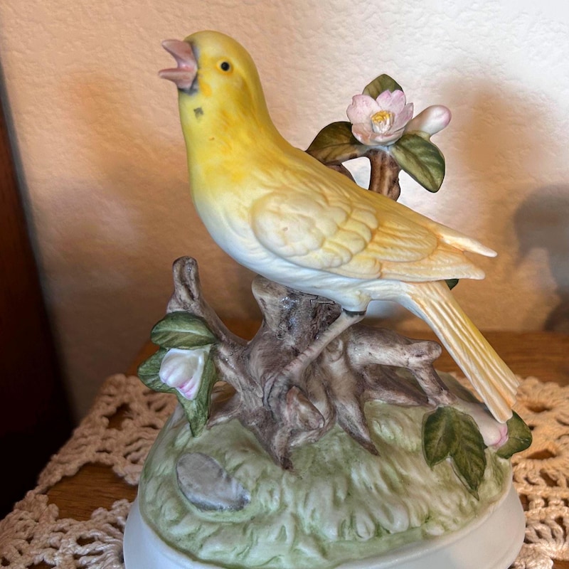 Vintage Bird Music Boxes - Etsy
