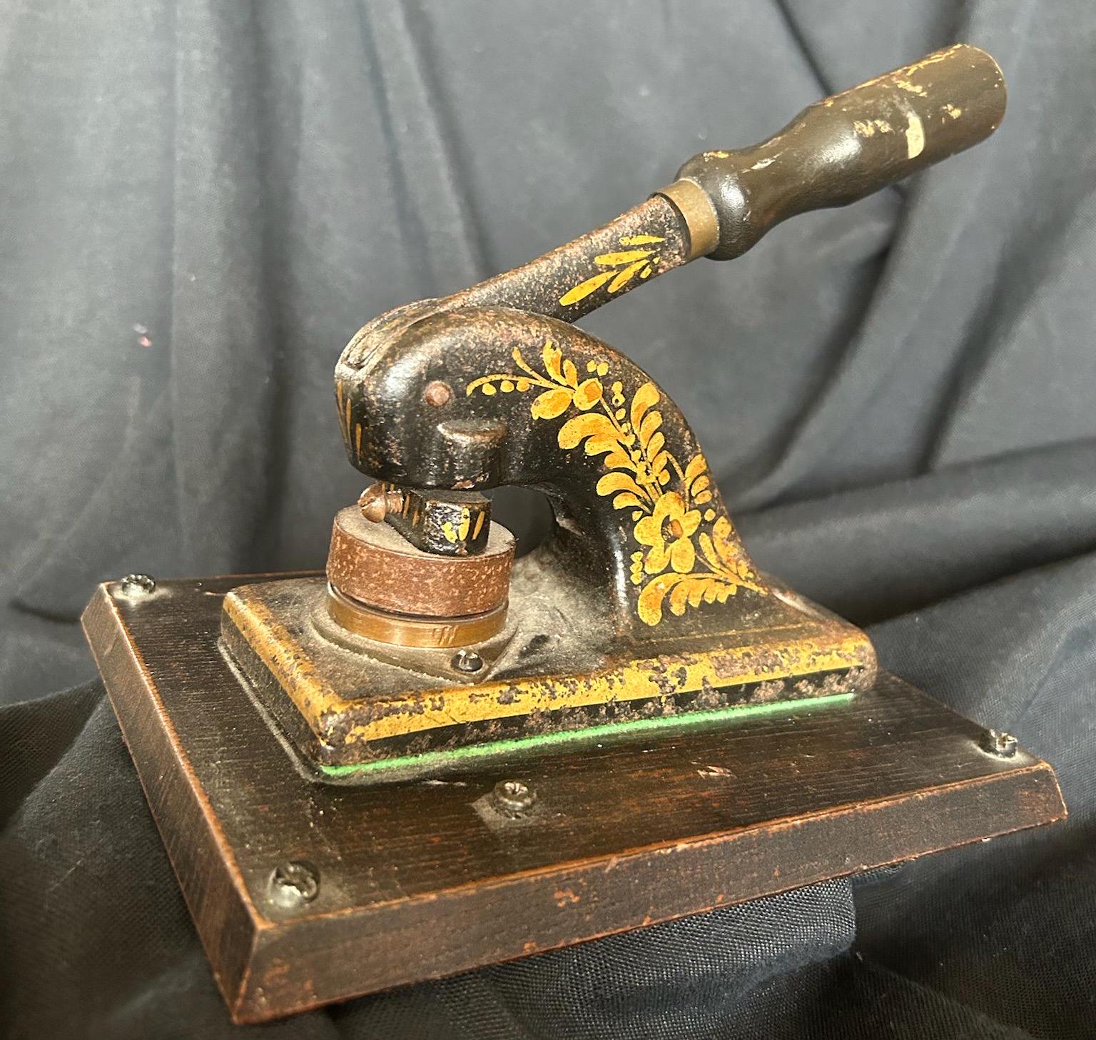 Vintage Office Stamp (shaw & Sons Ltd) - Victorian Letter Press Stamp ...