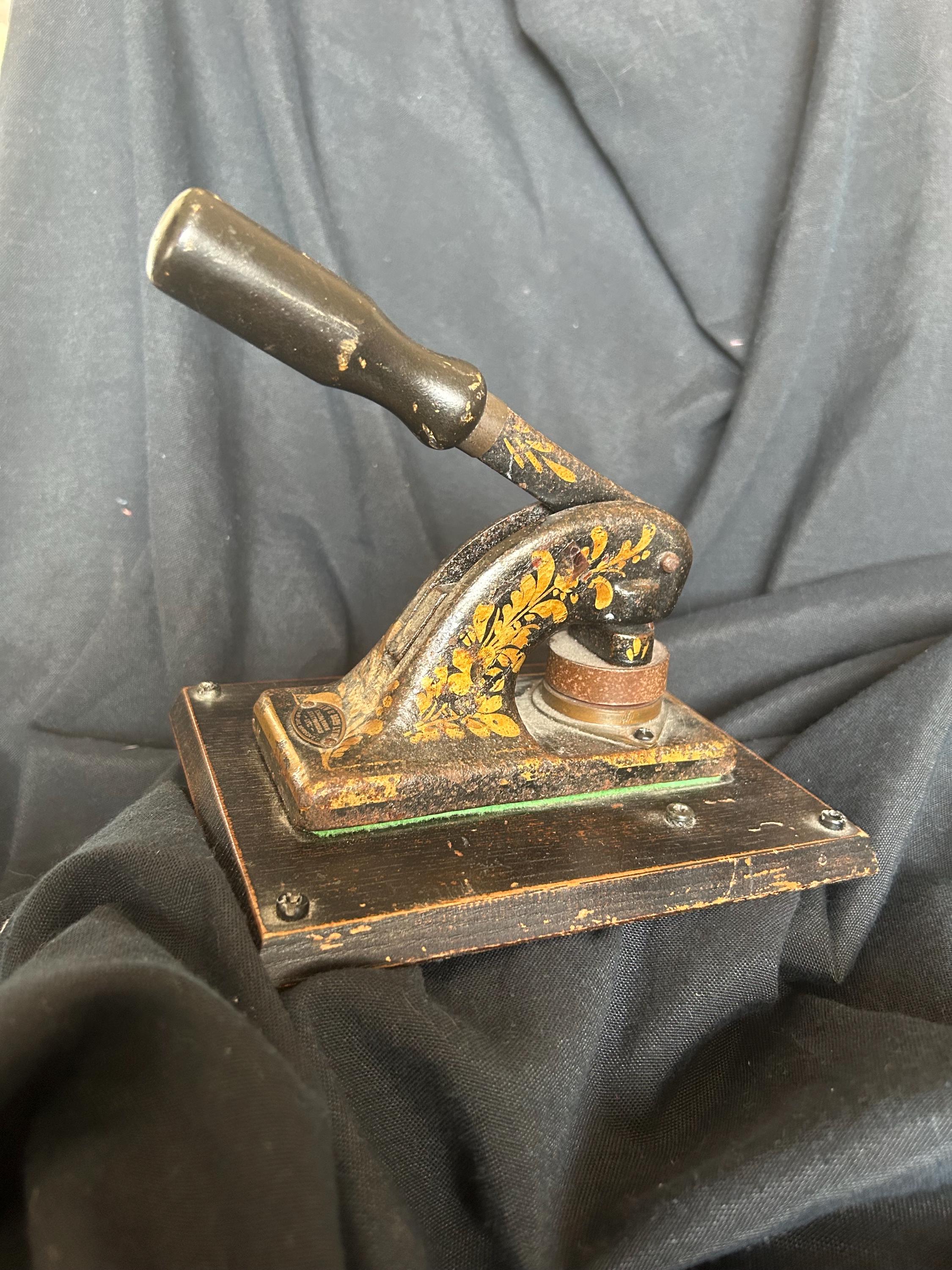 Vintage Office Stamp (shaw & Sons Ltd) - Victorian Letter Press Stamp ...