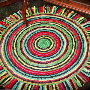 INSTANT Download-vintage Crochet Pattern for Easy Make Rug-pdf - Etsy