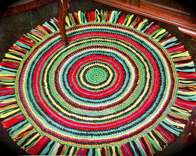 INSTANT Download-vintage Crochet Pattern for Easy Make Rug-pdf - Etsy